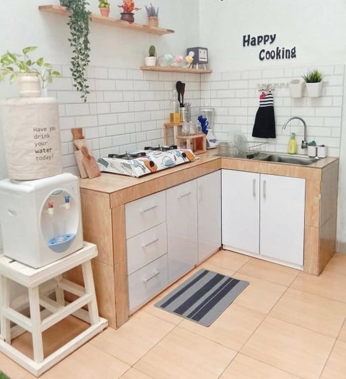 Dijamin Hemat Biaya, Desain Dapur Sederhana Terlihat Cantik Karena ...
