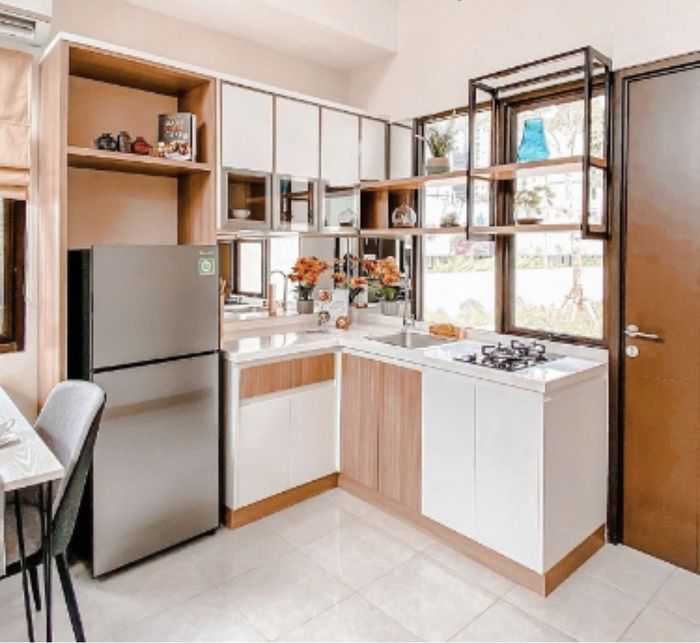 Dijamin Hemat Biaya, Desain Dapur Sederhana Terlihat Cantik Karena ...