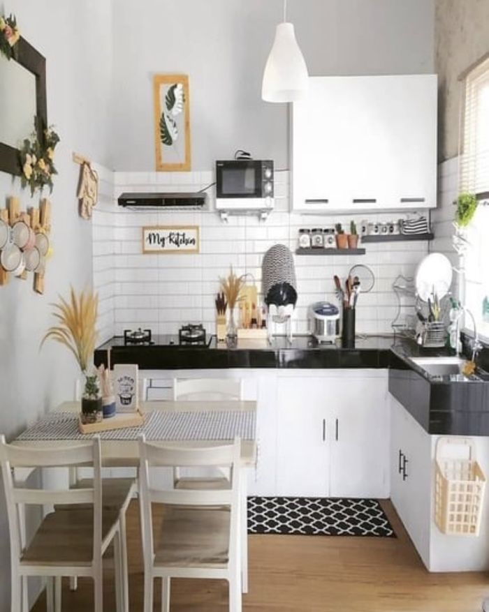 Baru Tahu, Desain Dapur Sederhana Jadi Satu Ruang Makan Terlihat Lega Pakai Trik Khusus, Foto ...