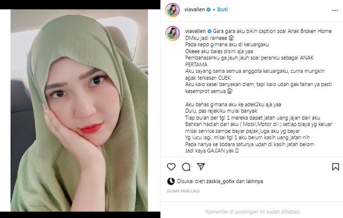Via Vallen Curhat Diporotin Adik, Mella Rossa Meradang Kena Hujat ... Via Vallen Curhat Diporotin Adik, Mella Rossa Meradang Kena Hujat ...