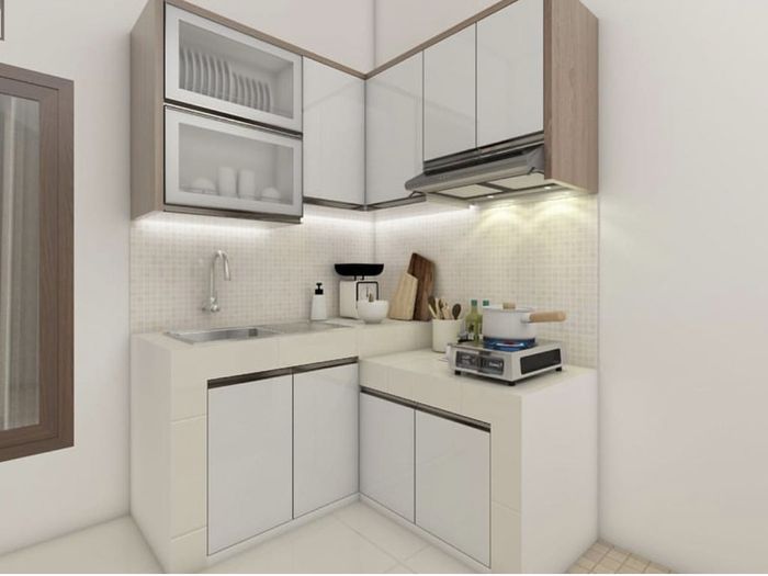 Tampilan Desain Dapur Letter L Bikin Jatuh Hati, Tapi Foto Interiornya ...