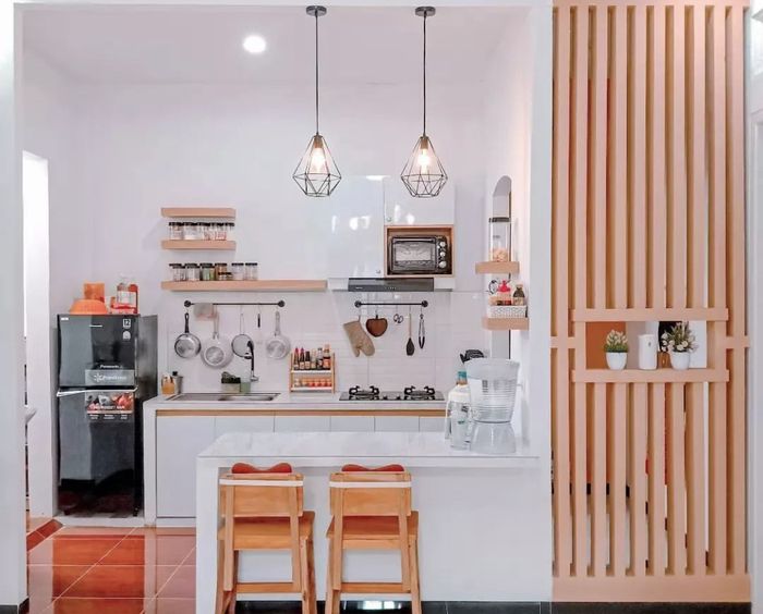 Jatuh Hati Lihat Foto Desain Dapur Mungil Rak Terbuka? Kenali Dulu Nih ...