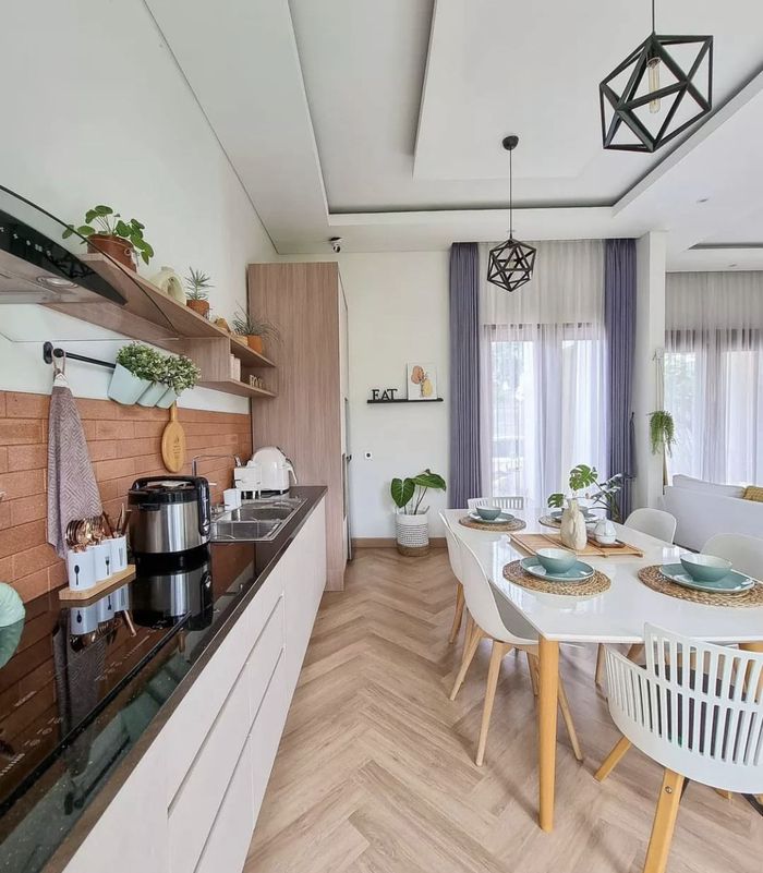 Jatuh Hati Lihat Foto Desain Dapur Mungil Rak Terbuka? Kenali Dulu Nih Plus Minusnya - Fotokita