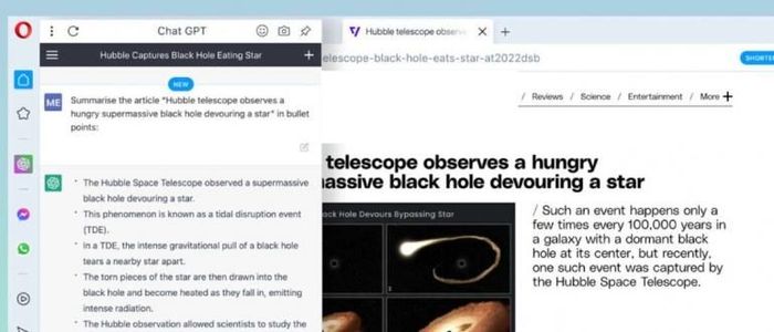 Apa saja Kemampuan Fitur ChatGPT dan AI Milik Browser Opera? - Info ...
