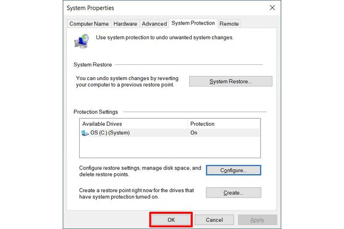 Begini Cara Mengaktifkan System Restore pada Windows 10 - Semua Halaman - Info Komputer