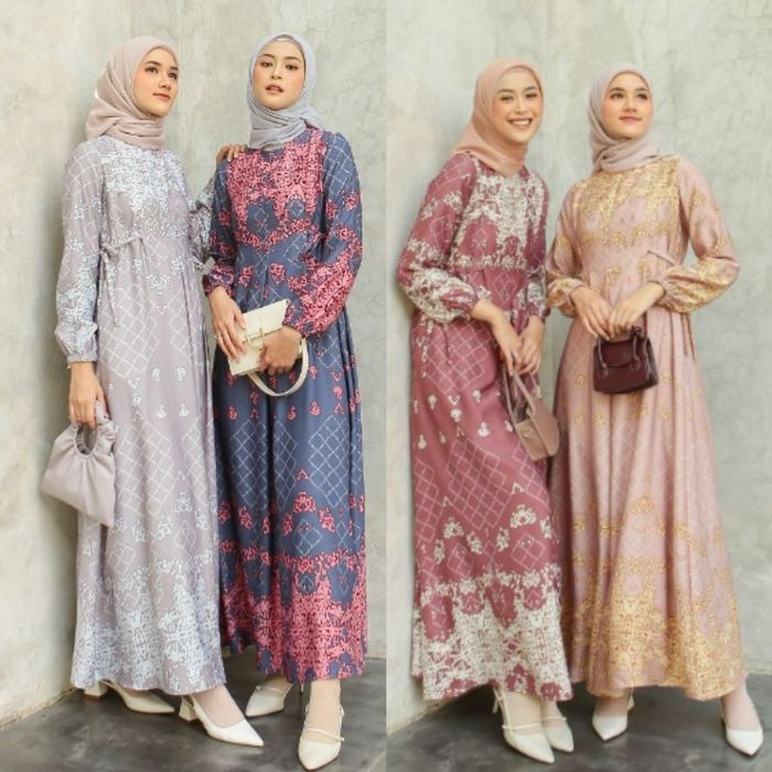 3 Rekomendasi Dress Motif Premium Harga Rp 100 Ribuan, Modis Banget ...