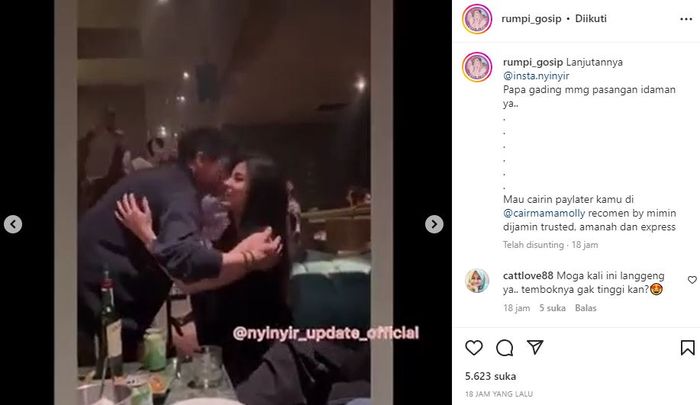 Girang Dipeluk Ariel NOAH, Inilah Sosok Medina Dina yang Diisukan Jadi Pacar Baru Gading Marten ...