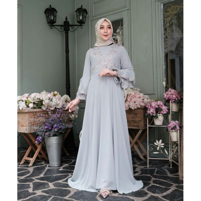 5 Gamis Payet untuk Baju Lebaran 2023 Murah, Harga Mulai Rp100 Ribuan ...