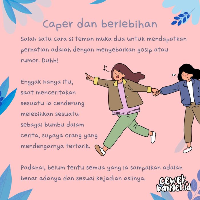 Kenali Hubungan OTW Toxic, Ini 4 Tanda Teman Kita Bermuka Dua ...