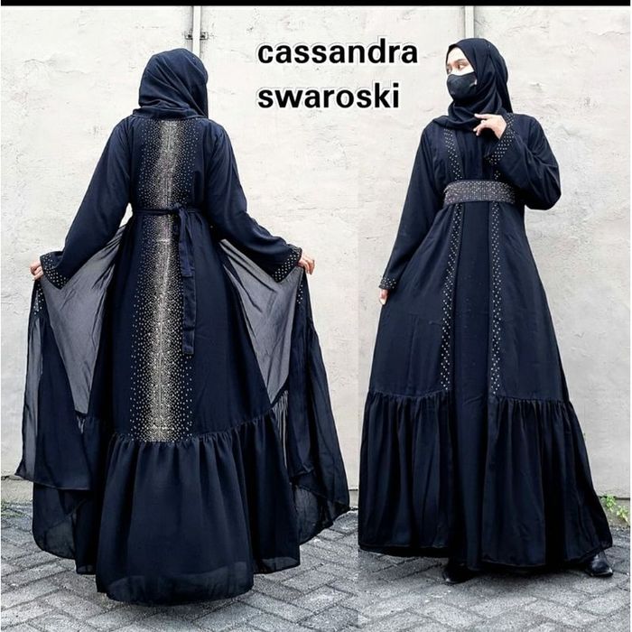 Rekomendasi Gamis Bahan Sifon Anti Nerawang Rp100 Ribuan Buat Baju ...