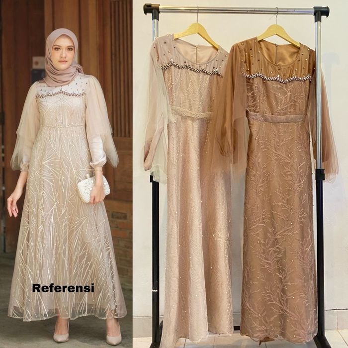 5 Dress Brokat Payet untuk Lebaran 2023, Murah Mulai Rp 100 Ribuan! - Stylo