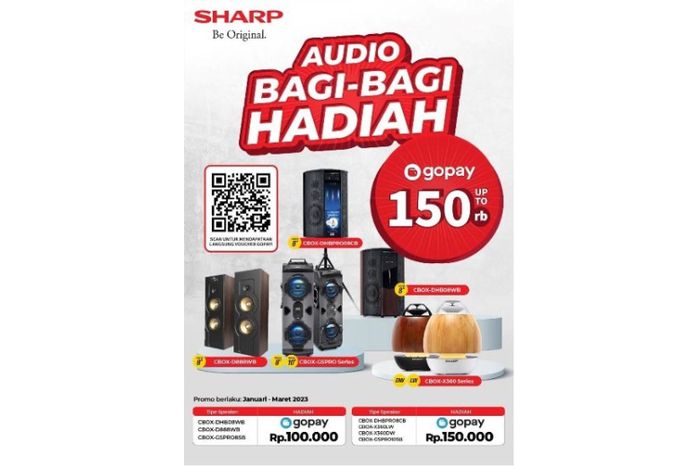 Nikmati Musik dengan Sensasi Suara 360 Derajat dengan SHARP CBOX-X360 Series - Info Komputer