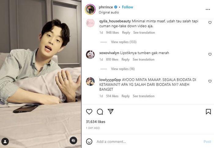 Profil Gabriel Prince yang Viral Usai Beri Rating 3,5/10 untuk Lyodra ...