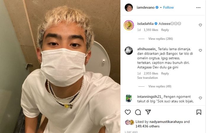 Devano Danendra Dituding Pindah Agama, Suami Iis Dahlia Langsung ...