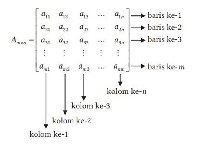 Mengenal Definisi Matriks, Jawaban Latihan A Halaman 129 Nomor 1-3 ...