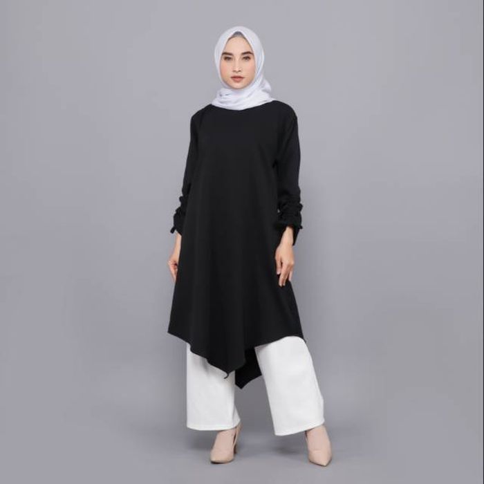 Rekomendasi Tunik Warna Hitam Premium Murah untuk Baju Lebaran - Stylo