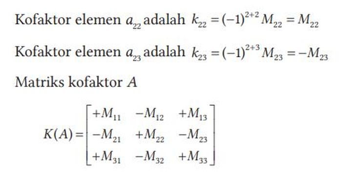 Mengenal Determinan Matriks, Bab 3 Matematika Tingkat Lanjut Kelas XI ...