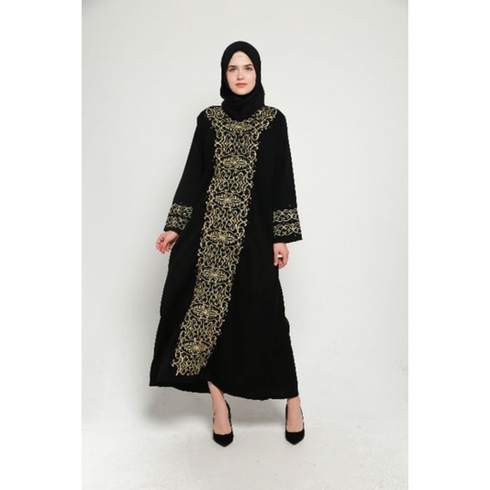 Rekomendasi Gamis Hitam Mewah Elegan Harga Seratus Ribuan Aja! - Stylo