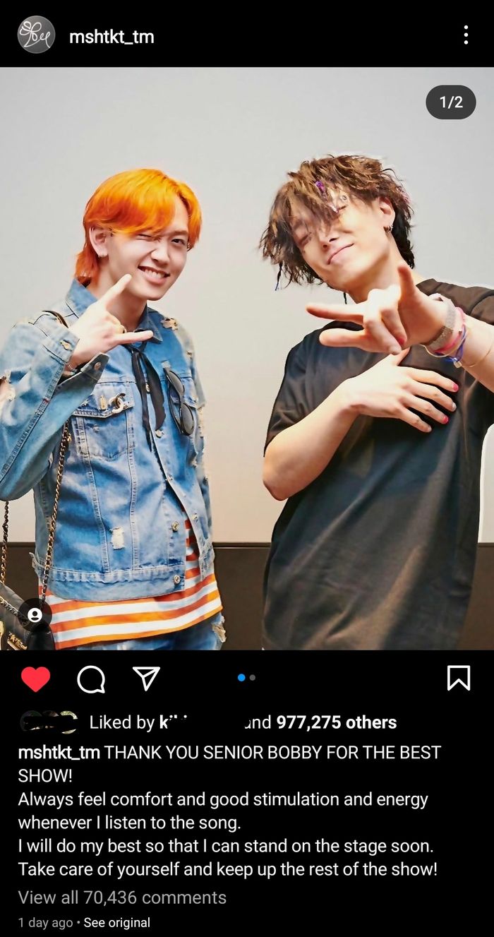 Mashiho Eks TREASURE Foto Bareng Bobby iKON dan Janji Akan Segera Manggung Lagi! - Semua Halaman ...