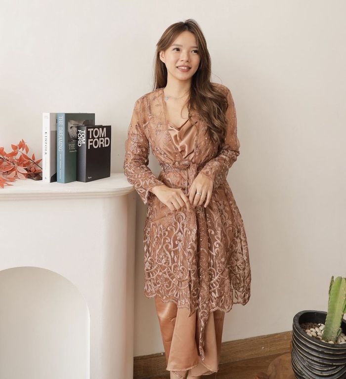 3 Rekomendasi Baju Set Brokat untuk Kondangan Rp200 Ribuan, Bahan ...