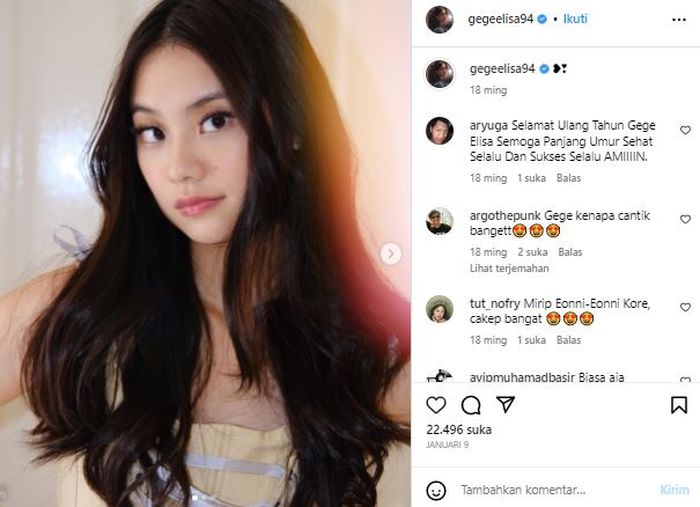 Diduga Selingkuhan Desta, Inilah Sosok Gege Elisa, Wajah Cantiknya Disebut Mirip Jennie Blackpink