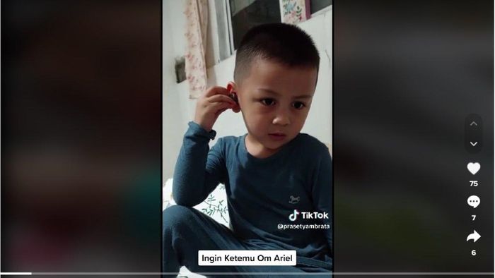 Bocah Berusia 2,5 Tahun Sampai Nangis Minta Ketemu Ariel NOAH Sejak ...