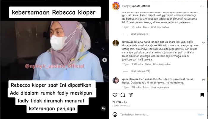Rebecca Klopper Viral Gegara Video Syur 47 Detik, sang Aktris Kini Berada di Tempat Ini, Netizen ...