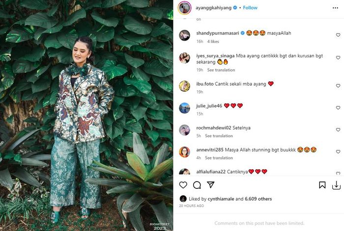 Kahiyang Ayu Disebut Makin Kurus Saat Tampil Mengenakan Baju Tabrak ...