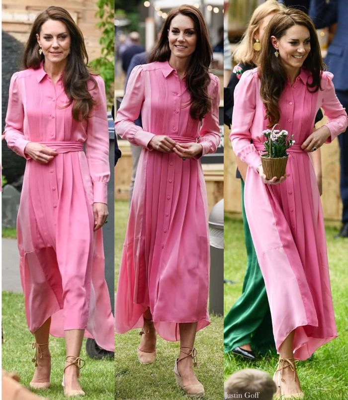 Inspirasi Dress Pink ala Kate Middleton Buat Tampil Feminin Manis ...