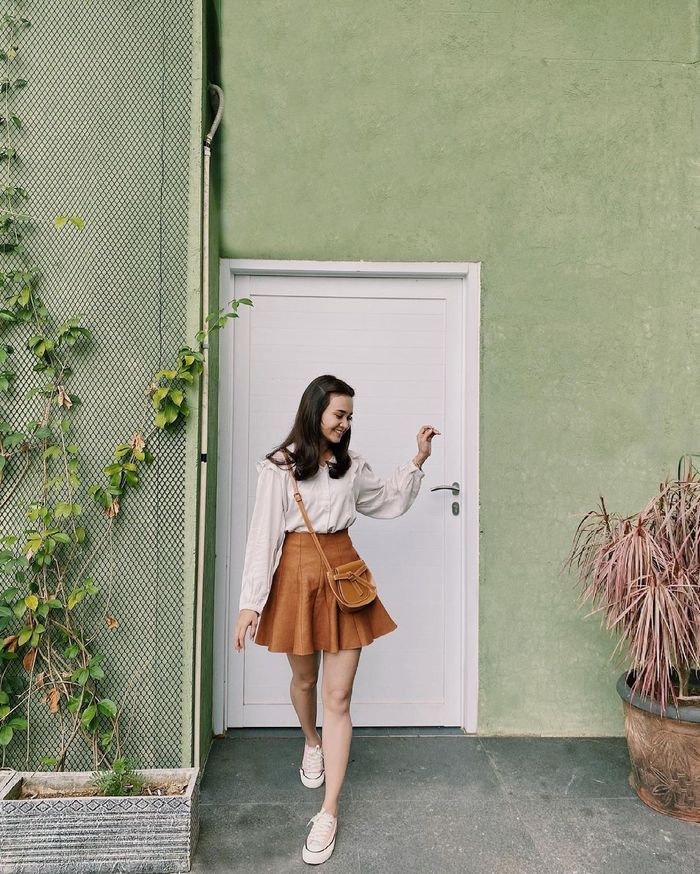 5 Outfit Michelle Ziudith Pakai Rok Mini Gayanya Girly dan Modis ...