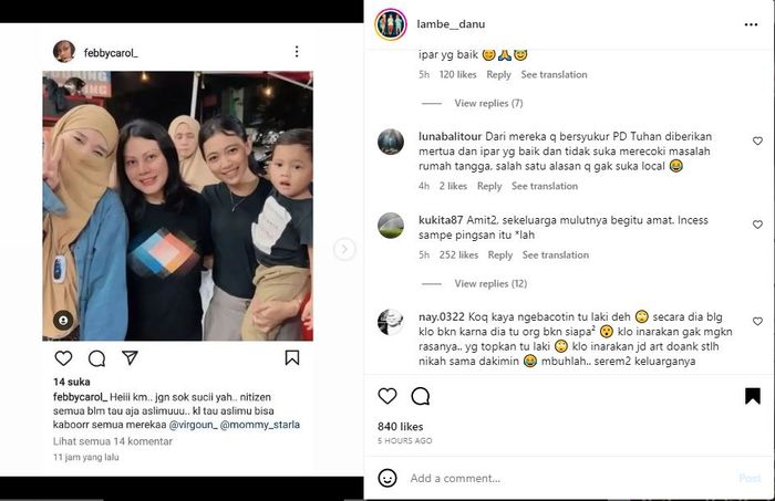 Kakak Virgoun Serang Inara Rusli, Minta Adik Ipar Jangan Sok Suci, Netizen Beri Pembelaan