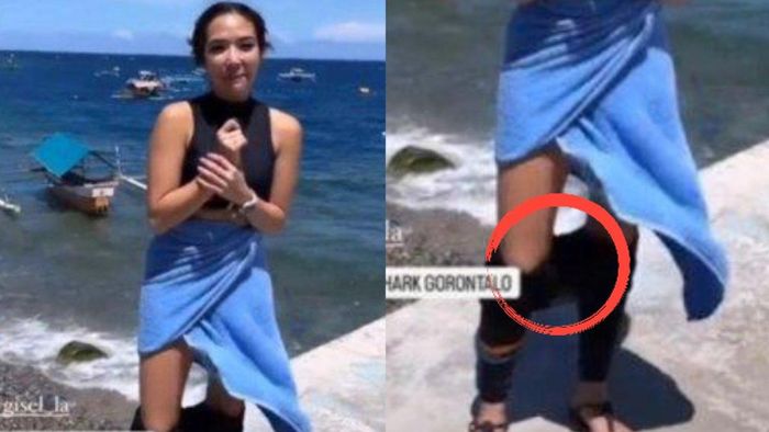 Video Celana Gisella Anastasia Melorot Saat Wawancara Viral di Tiktok, Netizen Auto Heboh - Grid Pop