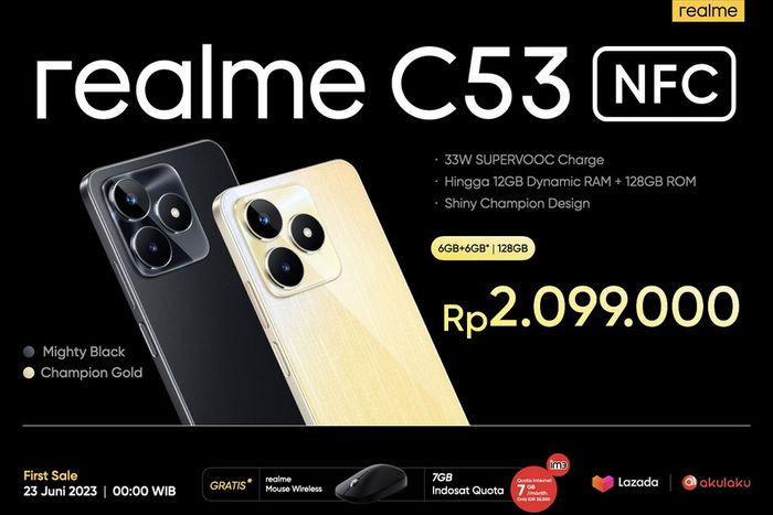 Resmi Hadir di Indonesia, Ini Spesifikasi dan Harga realme C53 NFC ...