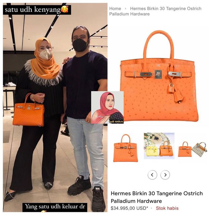 Gaya Elit Tasyi Athasyia, Intip Koleksi Tas Hermes Birkin Ratusan Juta Rupiahnya! - Semua ...