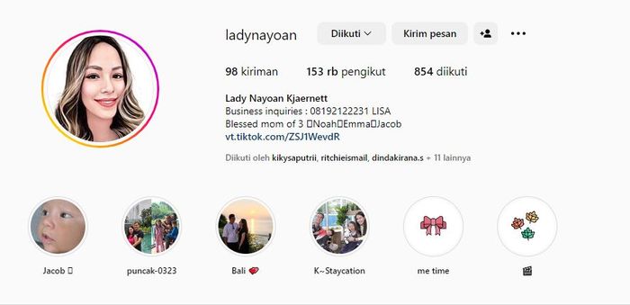 PROFIL Lady Nayoan, Istri Rendy Kjarnaet yang Bongkar Dugaan Perselingkuhan Syahnaz Sadiqah dan ...