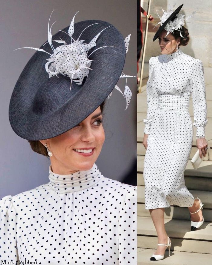 Mengintip Pesona Kate Middleton Tampil Manis dengan Dress Polkadot ...