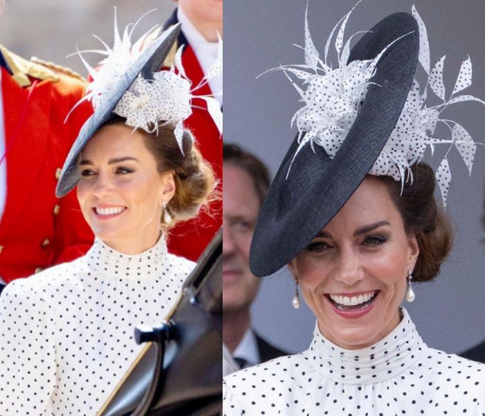 Mengintip Pesona Kate Middleton Tampil Manis dengan Dress Polkadot ...