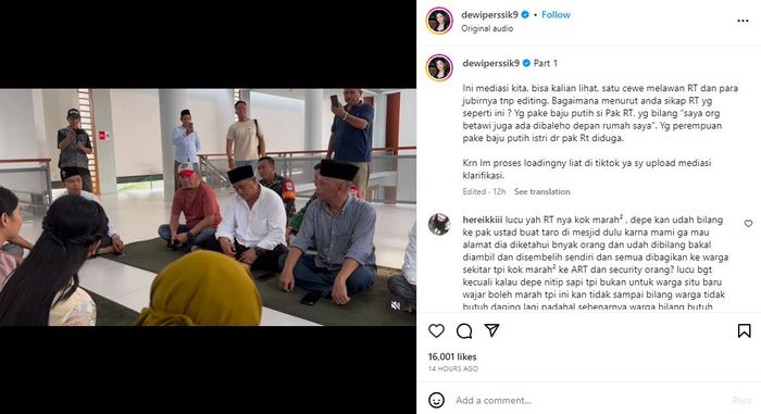 Dewi Perssik Dihujat Pasca Tuduh Pak RT Tolak Hewan Kurban, sang Biduan Tetap Kekeh Tak Salah ...