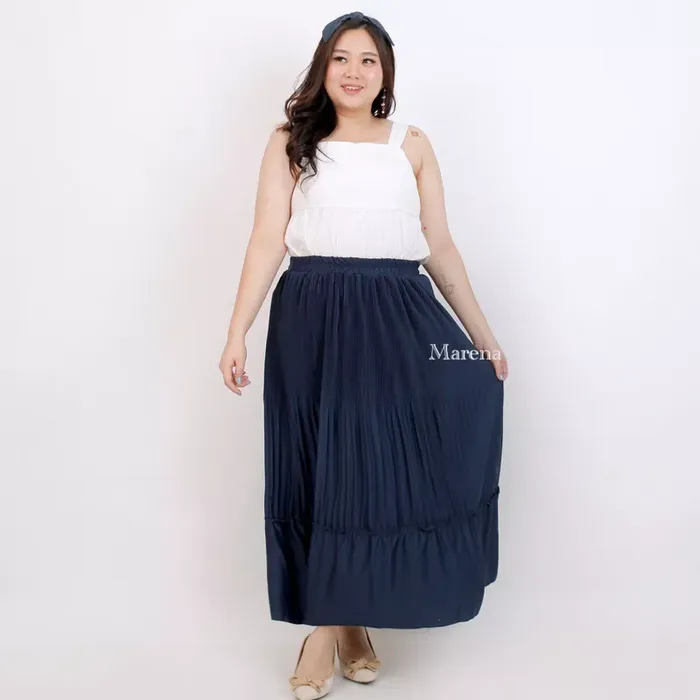 3 Online Shop Rok Plisket Big Size di Bawah Rp 100 Ribu Bikin ...