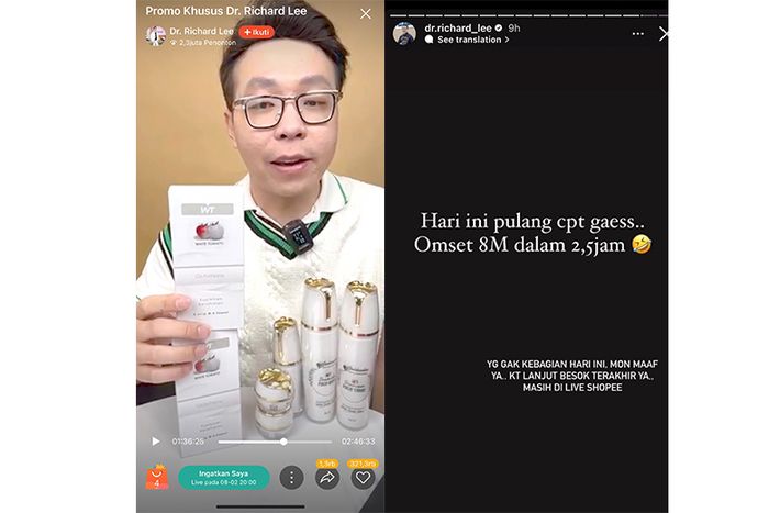Kisah Hidup Inspiratif dr Richard Lee yang Baru Raup Omzet hingga Rp 8 ...
