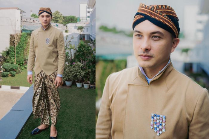 GANTENGNYA Nicholas Saputra saat Pakai Baju Adat Jawa di Hari ...