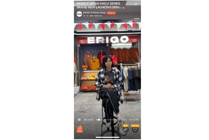 Berkat JKT48, Shopee Live Erigo Raup Rp 5 Miliar dalam Waktu Kurang dari 10 Menit!
