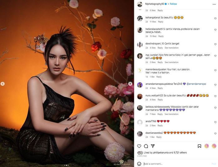 Gaya Seksi Amanda Manopo Kenakan Gaun Belahan Tinggi Pamer Paha Mulus Tuai Pujian - Semua ...