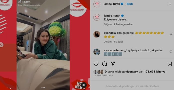 Dukung Thariq Halilintar dan Aaliyah Massaid, Aurel Hermansyah Dihujat Fans Garis Keras Fuji ...