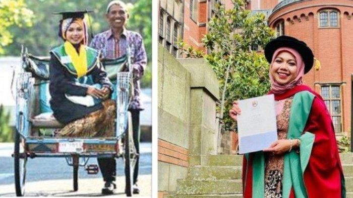 Masih Ingat dengan Raeni? Dulu Sempat Viral saat Wisuda Diantar Ayah Naik Becak, Kini Sudah ...