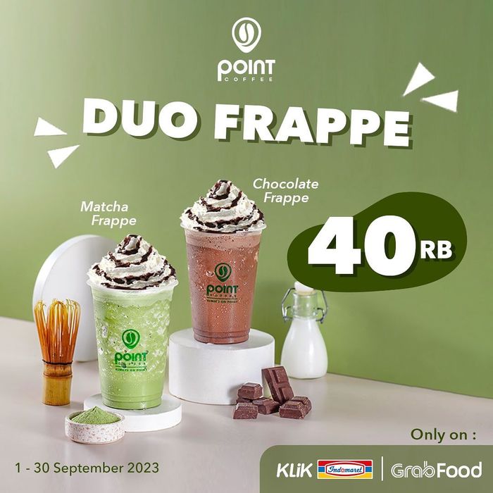 Promo Point Coffee Indomaret, Dapatkan 2 Frappe Cuma Rp 40 Ribu Selama ...