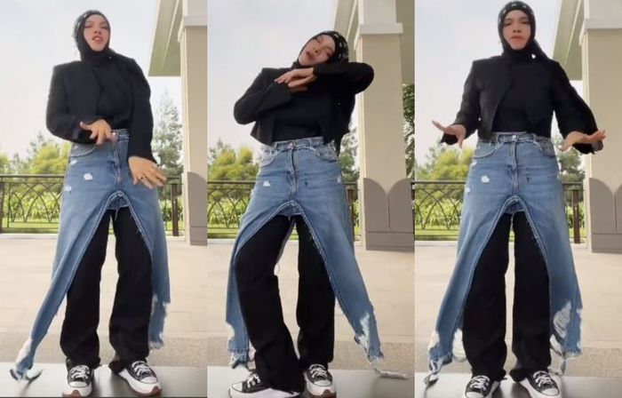 Joget Pakai Jeans Sobek, Outfit Sajidah Halilintar Bikin Netizen Heran ...