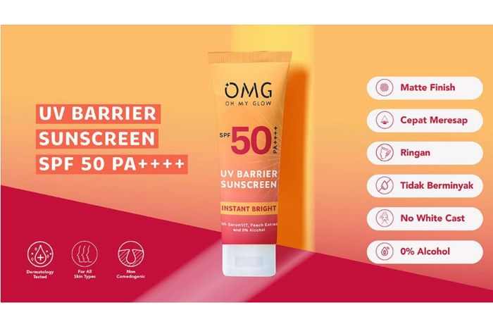 Review OMG UV Barrier Sunscreen SPF 50 PA++++, Sunscreen Terbaru dengan Kandungan Serum ...