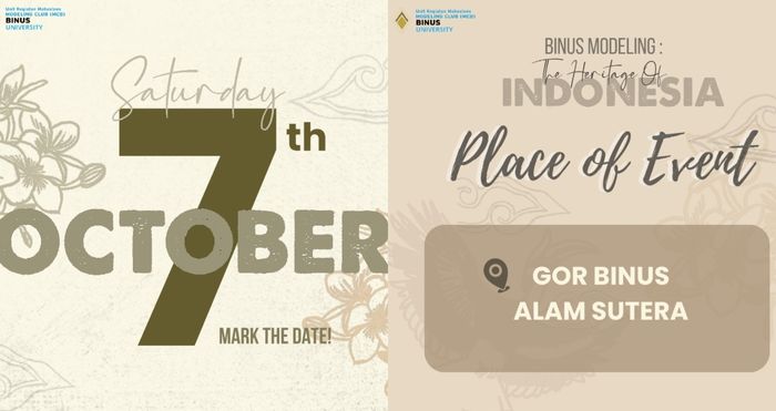 Binus Modeling: The Heritage of Indonesia Menginspirasi Milenial dan ...