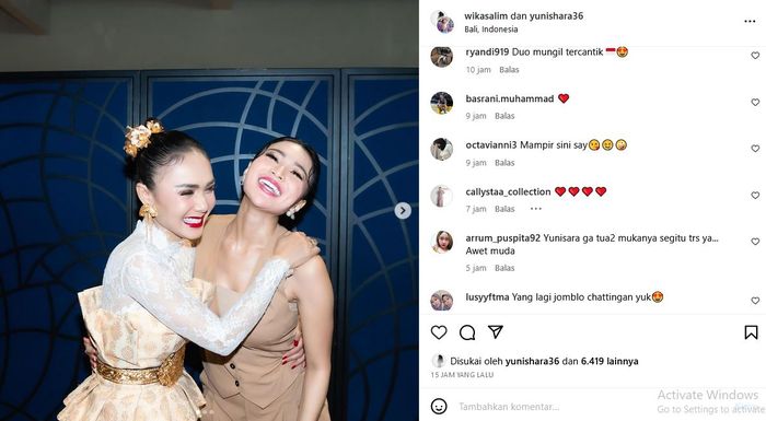 Duo Janda Mungil! Potret Wika Salim dan Yuni Shara Saat Tertawa Girang ...